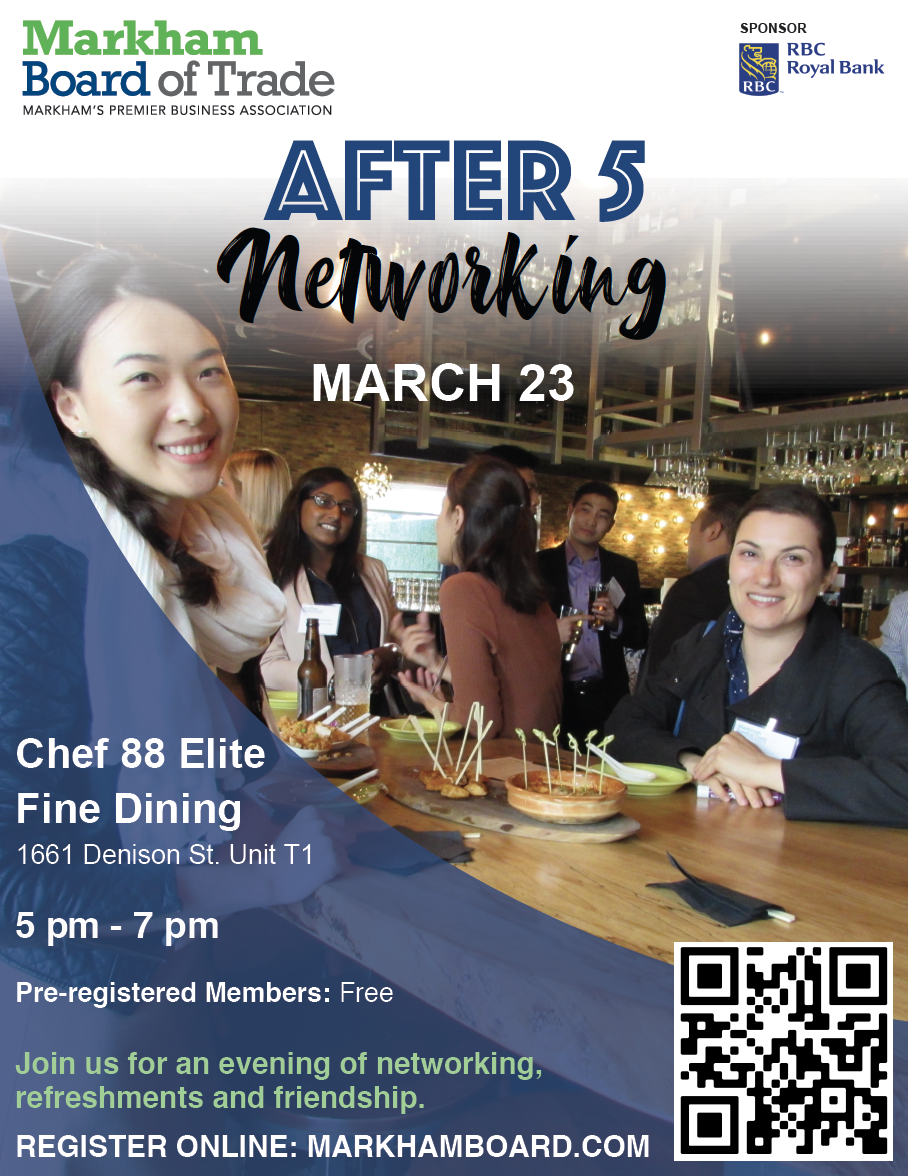 MBT March After 5 Networking - Event Registration