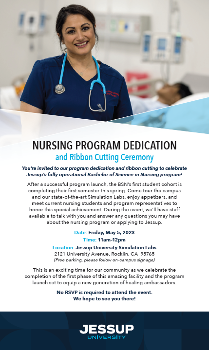 Ribbon Cutting Celebration: Jessup University - Nursing Labs - default events - Roseville Area ...
