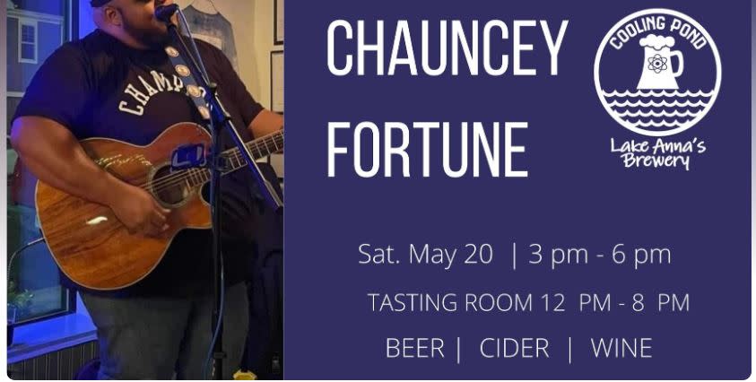 Chauncey Fortune @Cooling Pond Brewery - Louisa County Chamber of Commerce