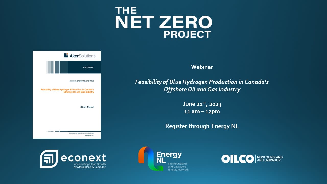 Blue Hydrogen Webinar - Energy NL
