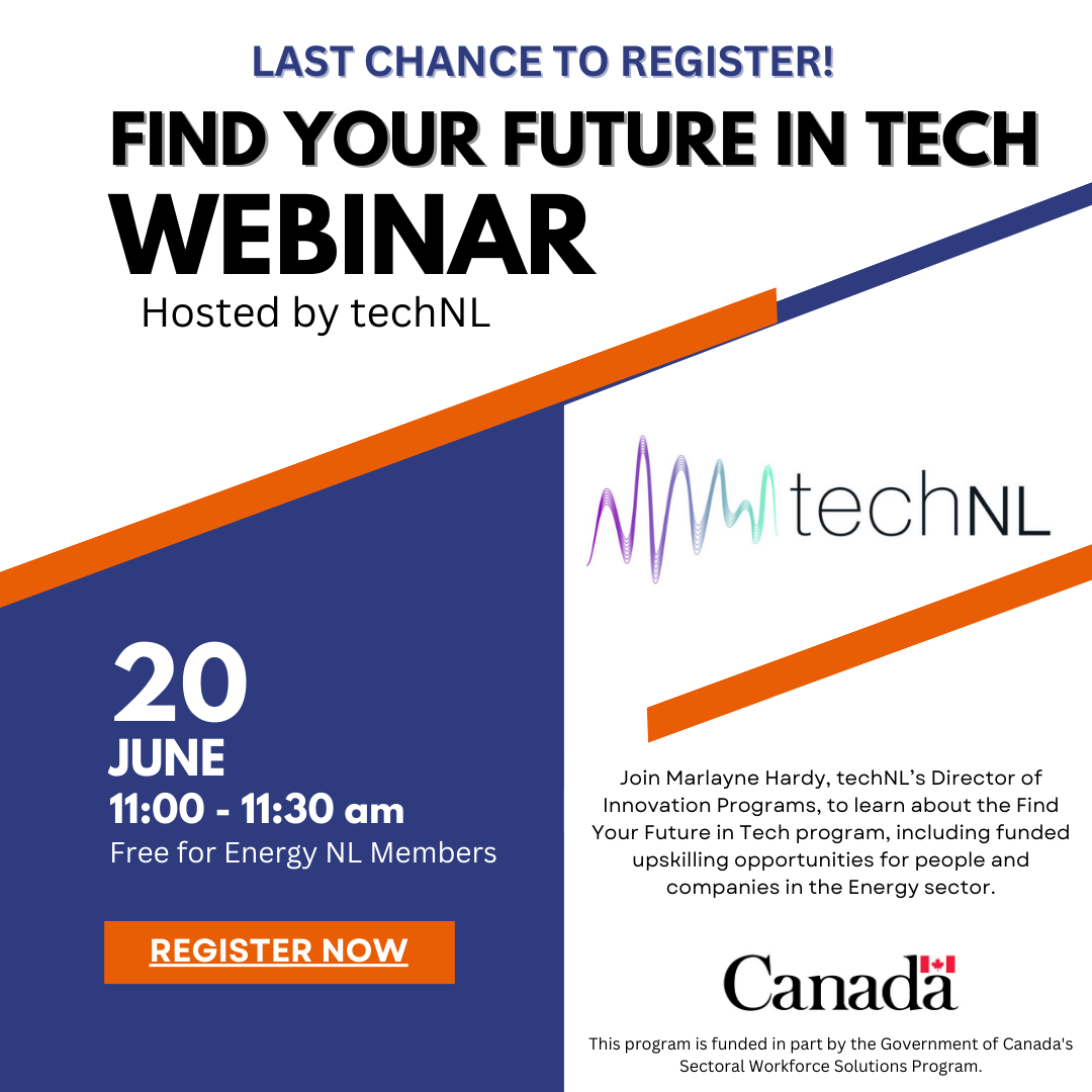 Find Your Future In Tech - Webinar Hosted by techNL - Energy NL
