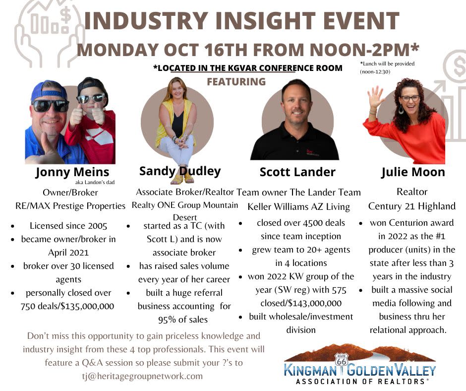 Industry Insight Event - Event Registration
