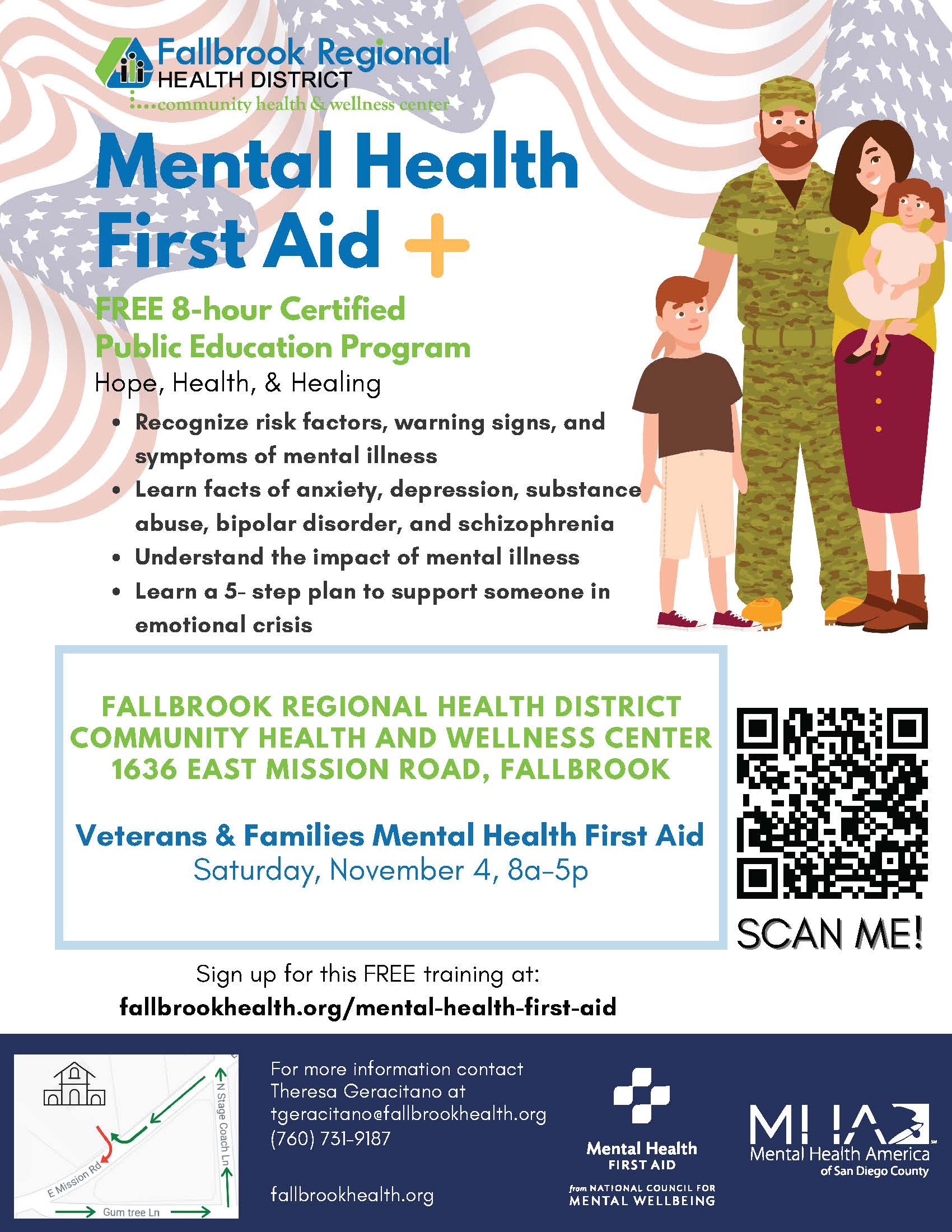 Mental Health First Aid - Veterans & Families Mental Health First Aid ...