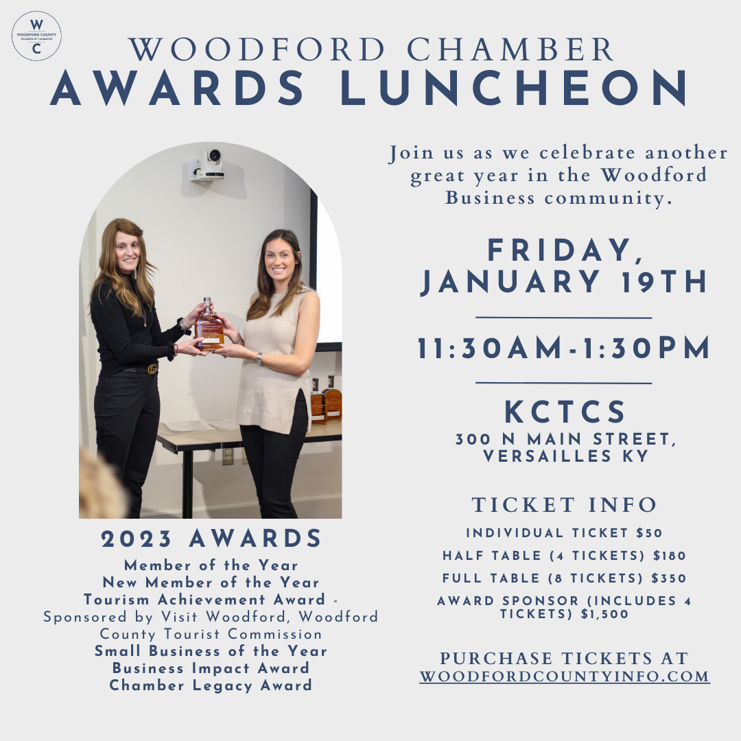 2023 Awards Luncheon - Woodford County Chamber of Commerce