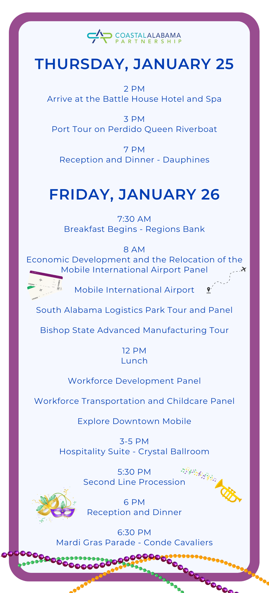 Coastal Alabama Leadership Educational Summit Events - Mobile Chamber