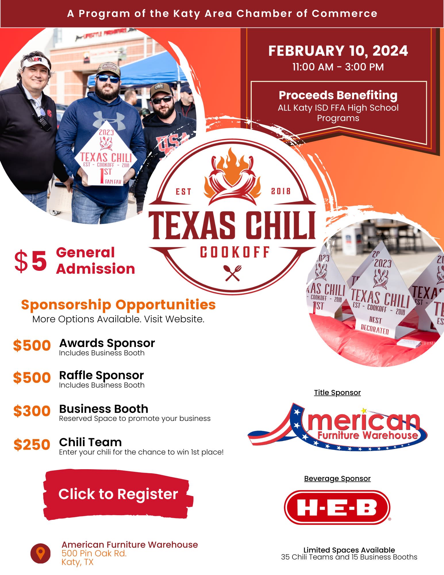 Texas Chili Cook-Off 2024 - Katy Area Chamber of Commerce