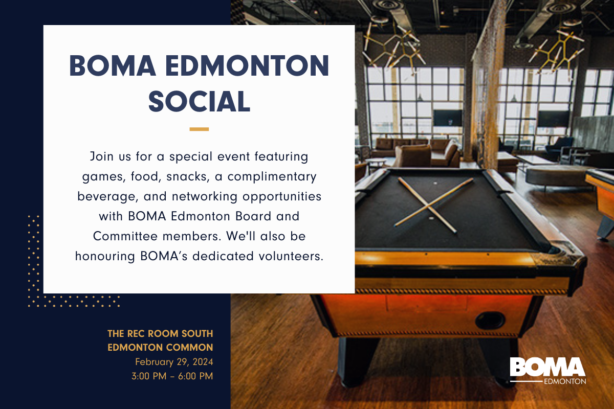 BOMA Edmonton Social Event (SOLD OUT) - BOMA Edmonton and North