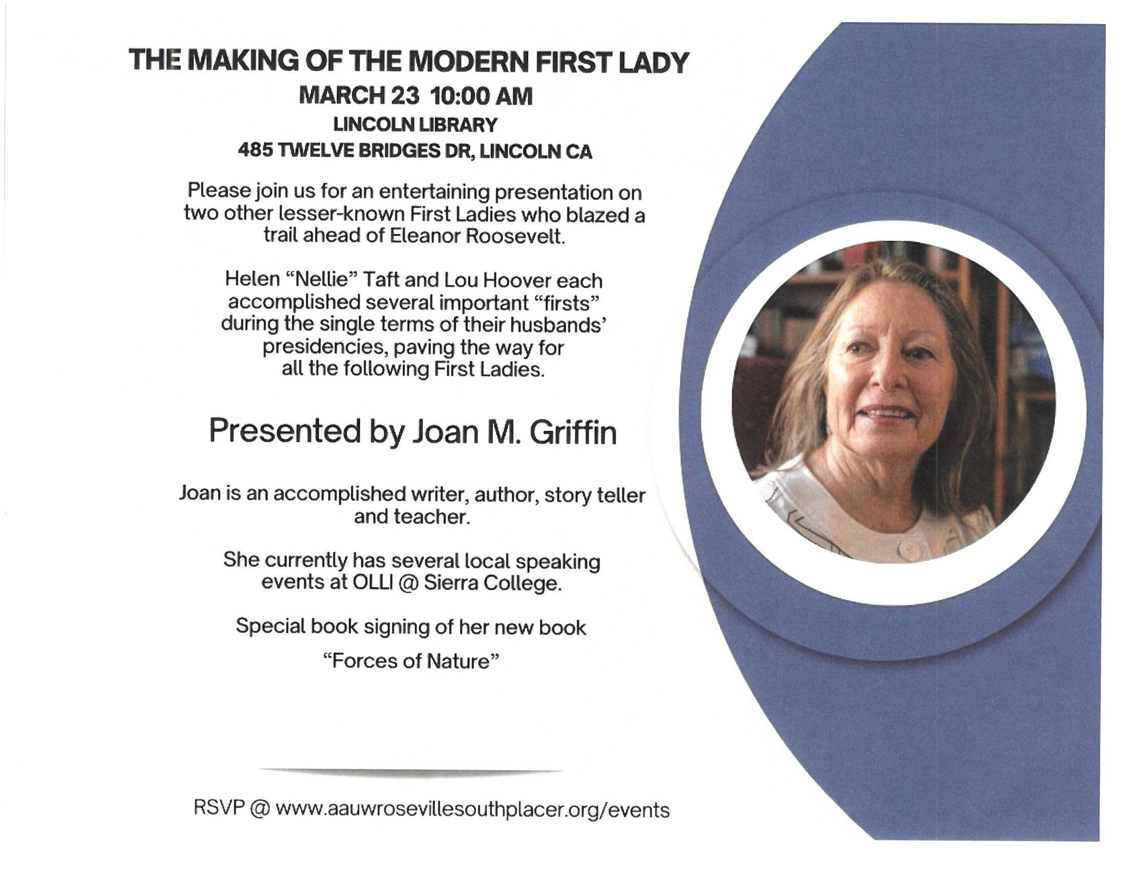 The Making of the Modern First Lady - Lincoln Area Chamber of Commerce