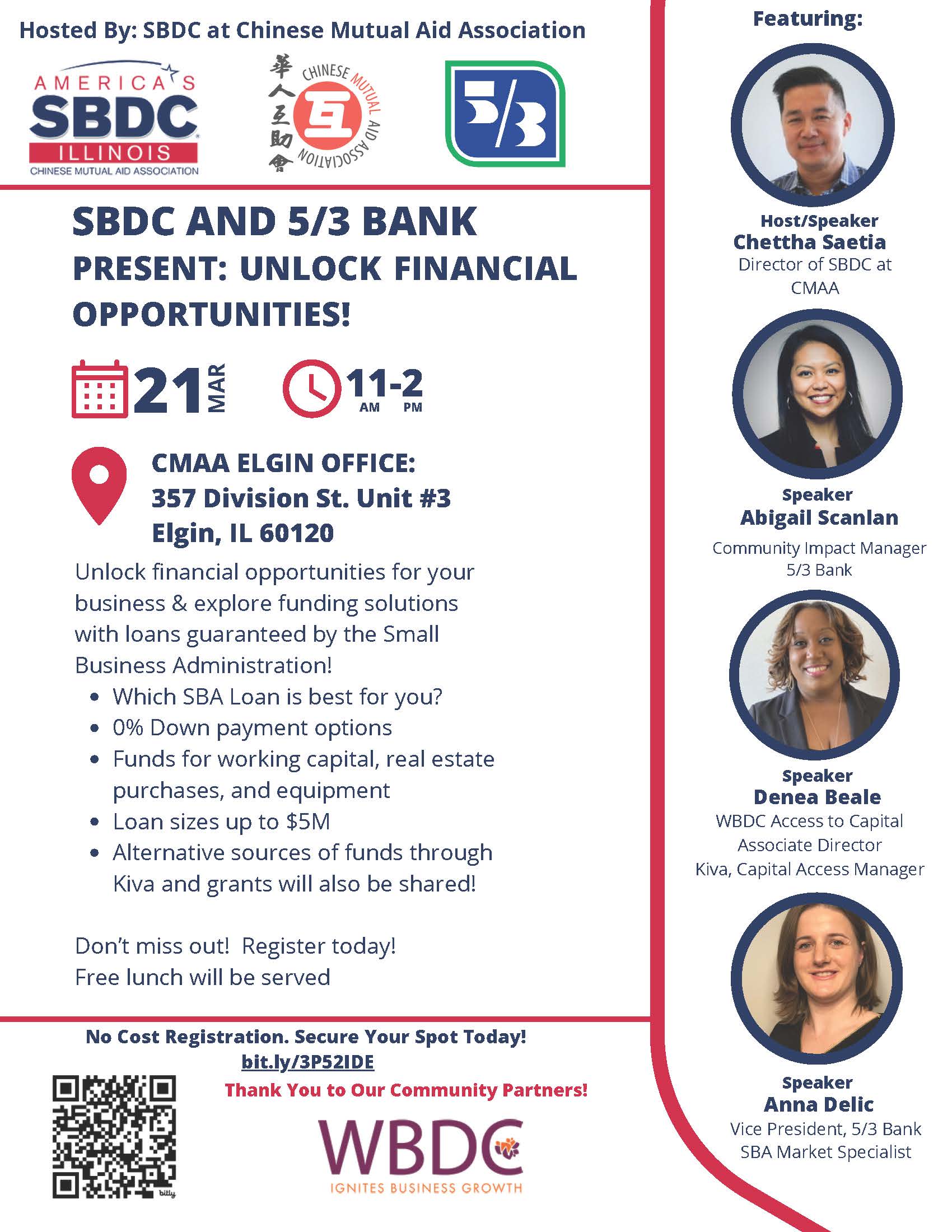 Chinese Mutual Aid Assoc., SBDC and 5/3 Bank Present Unlock Financial ...