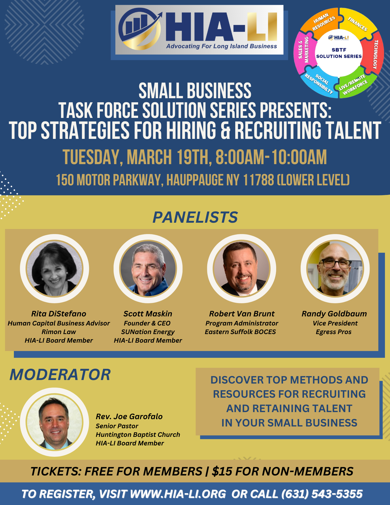 Small Business Task Force Solution Series -Calendar - HIA-LI