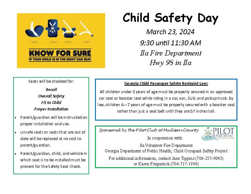 Child Safety Day - Madison County Chamber of Commerce