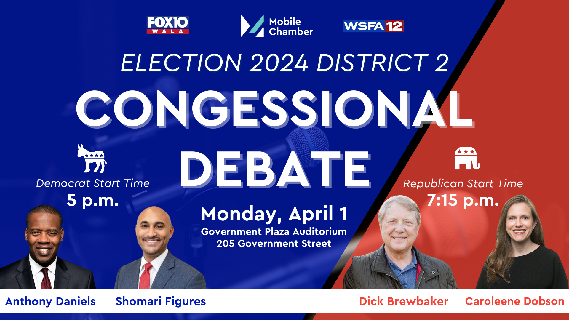 Election 2024 District 2 Debate Events - Mobile Chamber