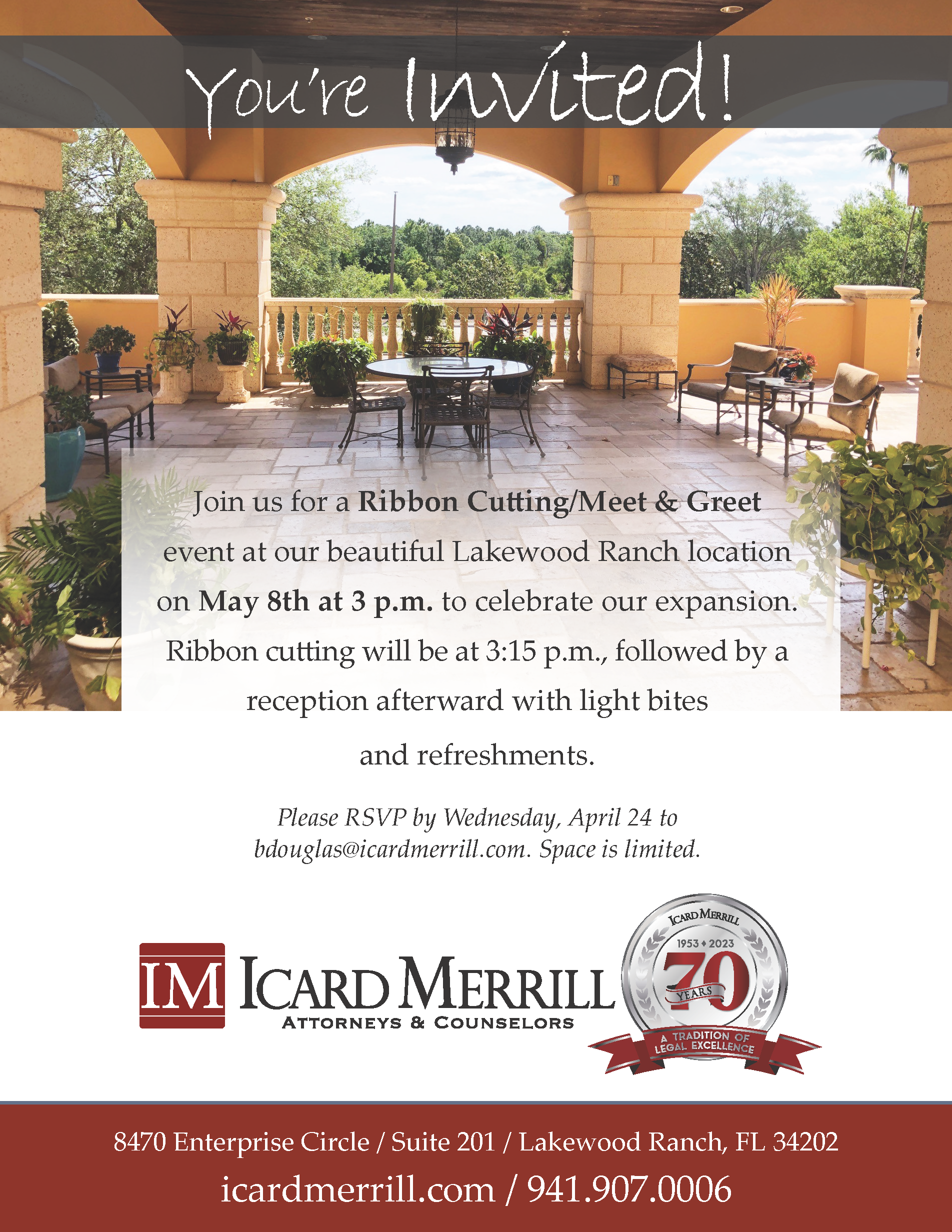 Icard Merrill Ribbon cutting - Event Registration