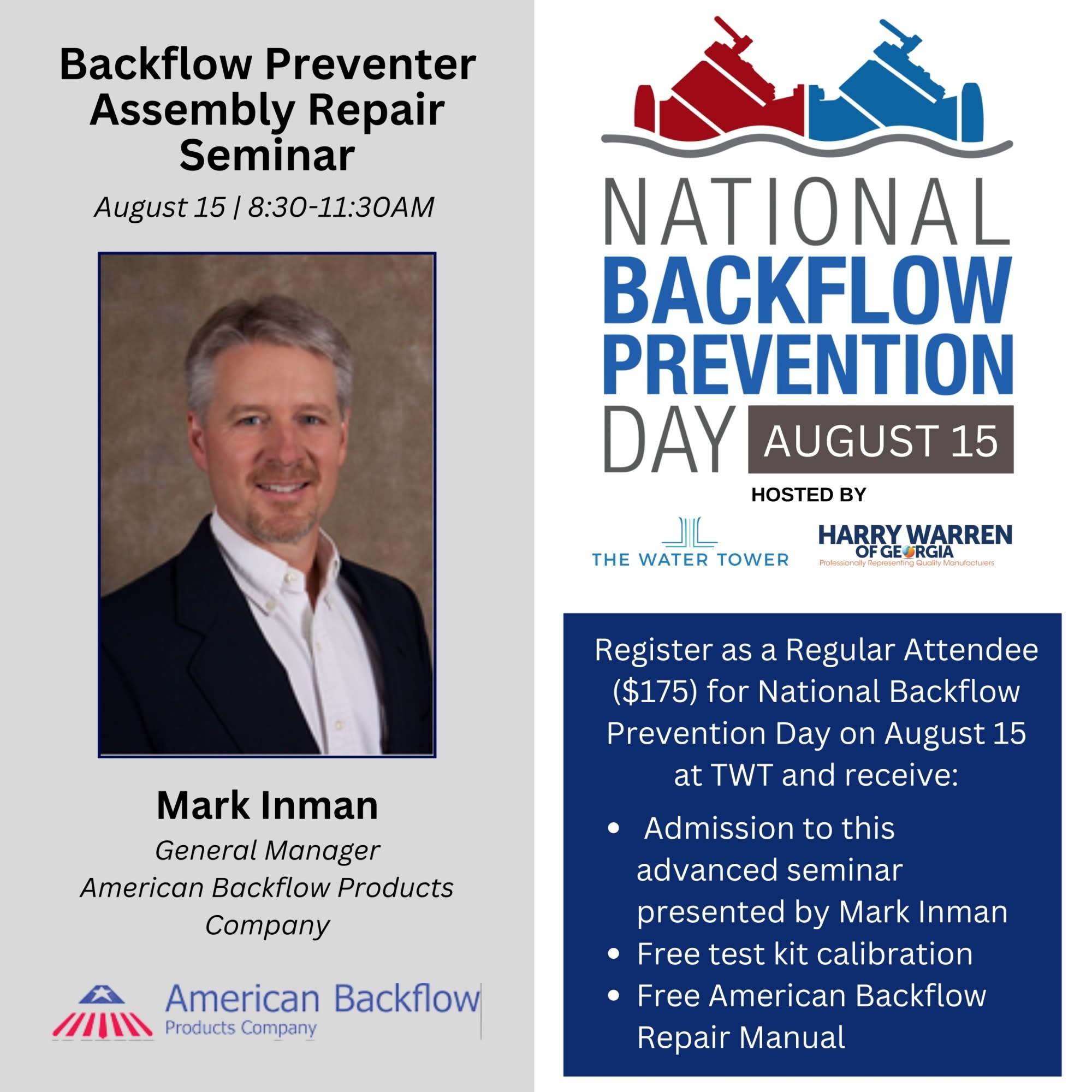 National Backflow Prevention Day Celebration 2024 - Event Registration