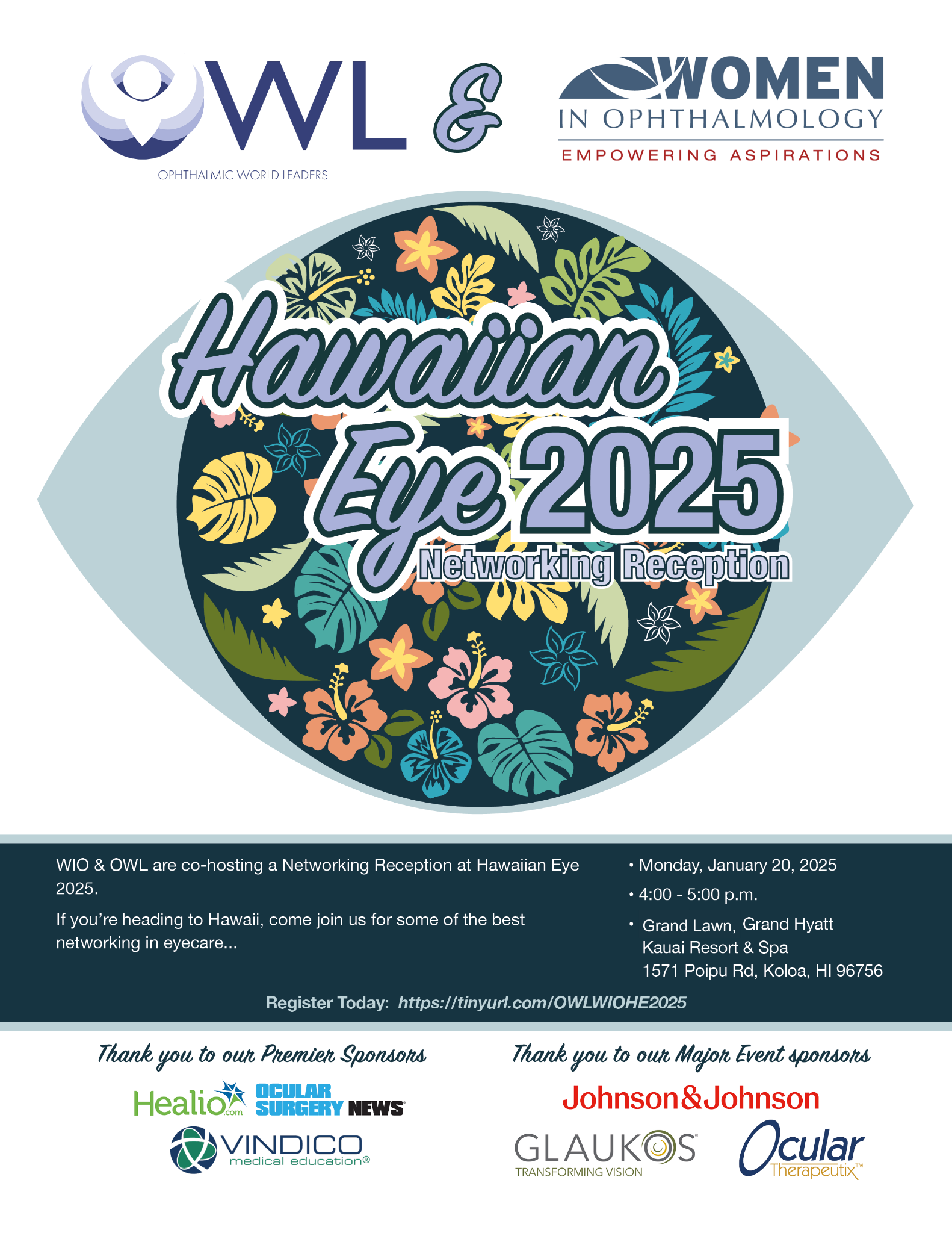 OWL & WIO Networking Reception at Hawaiian Eye - Ophthalmic World Leaders