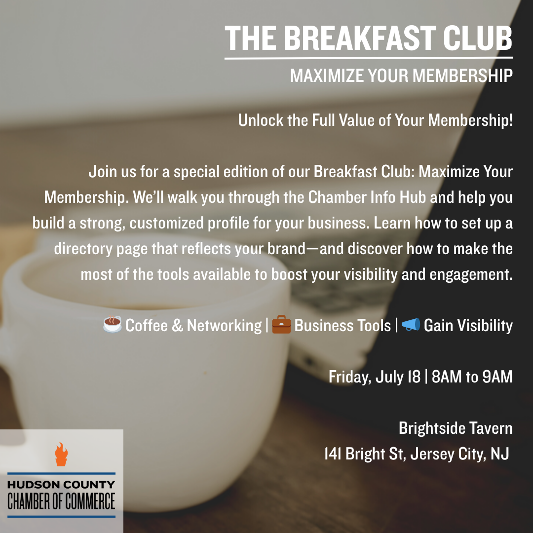 The Breakfast Club - Maximize Your Membership - Hudson County Chamber ...