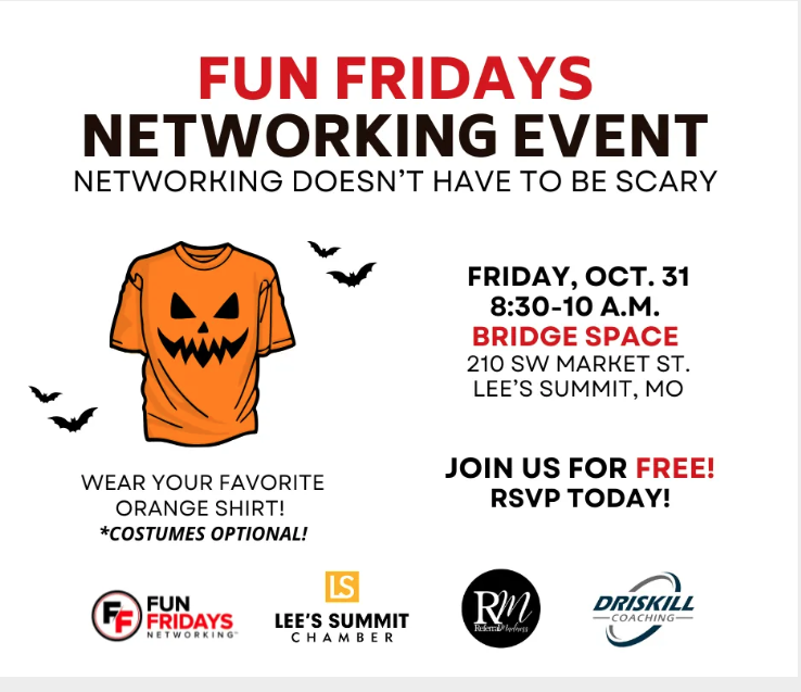Fun Fridays Networking Event GZ Calendar | Lee's Summit Chamber of Commerce