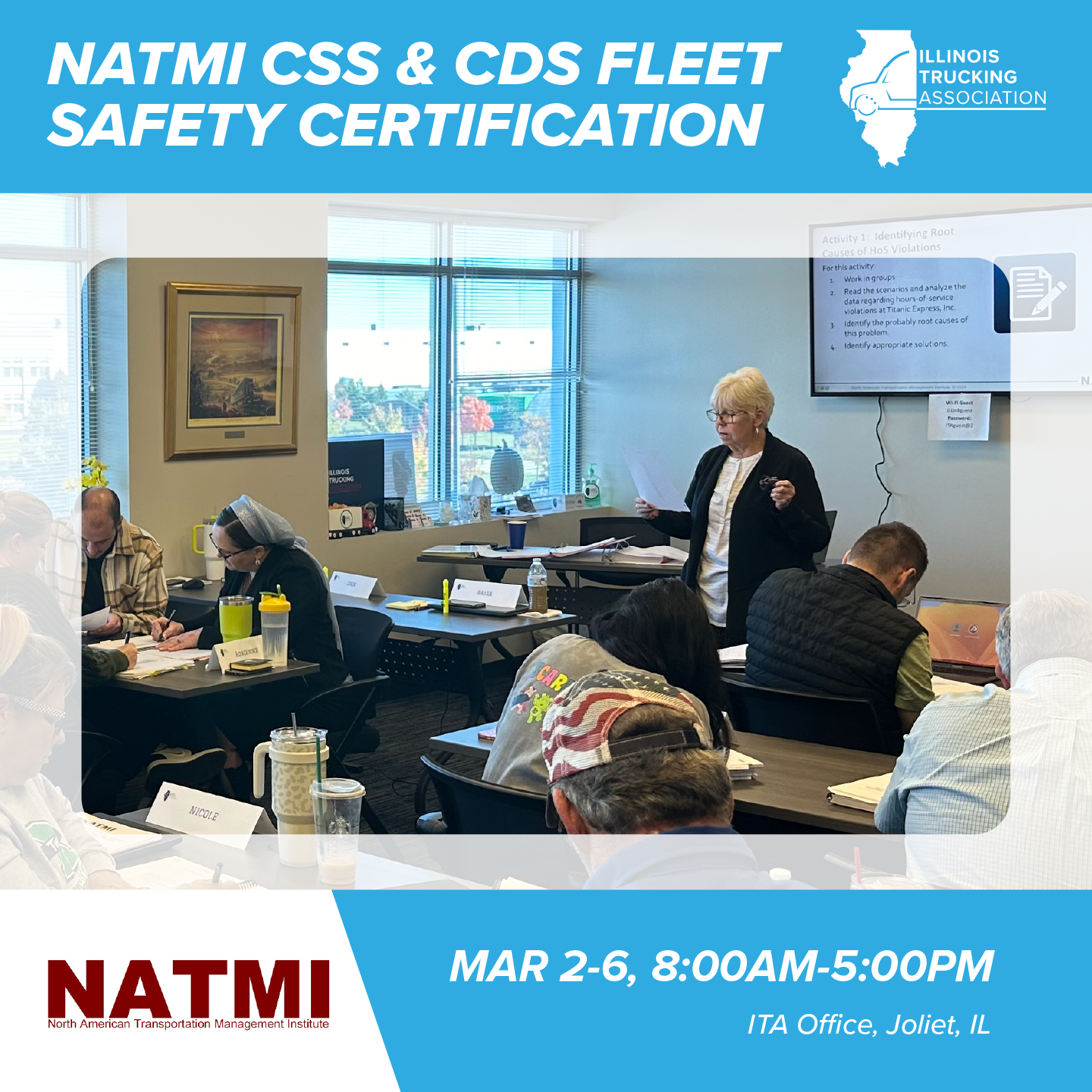 NATMI CSS & CDS Fleet Safety Certification Courses - Illinois Trucking ...