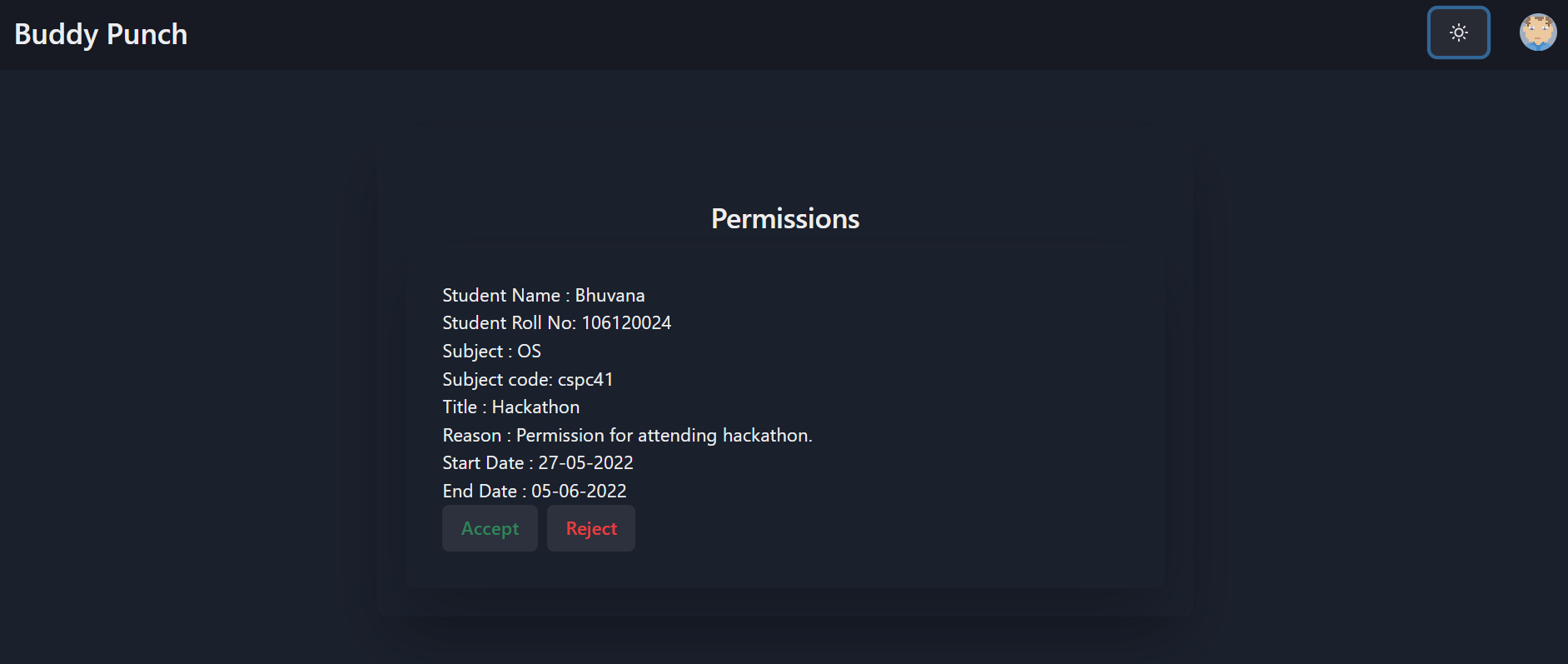 GitHub - Bhuvana-Chandra-P/Buddy-Punch: A attendance tracking web application.