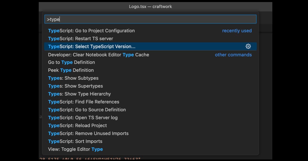 Steps I take to fix stubborn TypeScript errors in VS Code Steps I take to fix stubborn TypeScript errors in VS Code