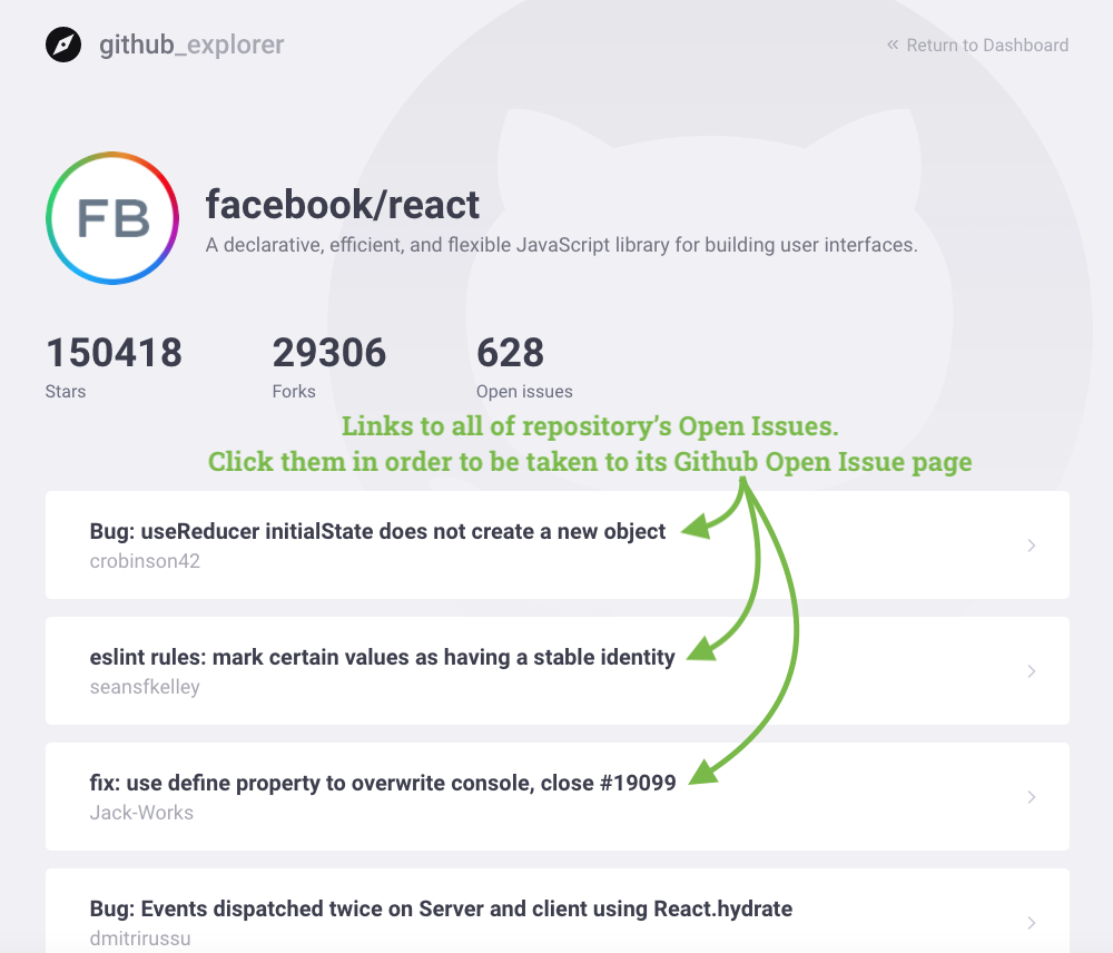Github Mikemorcerfgithub Explorer Reactjs App That Connects To Github Api And Lets Users