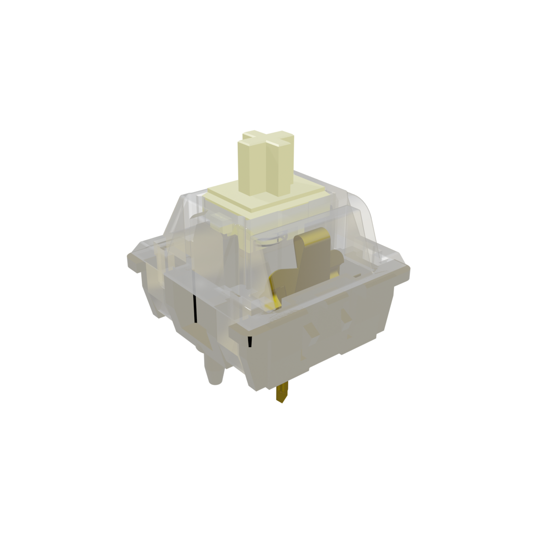 Gateron Jupiter Banana Tactile Switches · Milktooth Gateron Jupiter Banana Tactile Switches · Milktooth