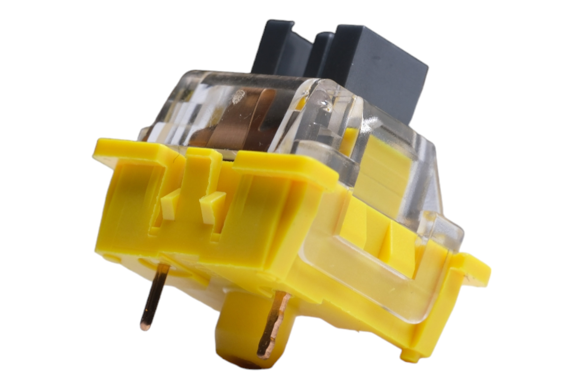 Outemu Yellow Silver Linear Switch · Milktooth