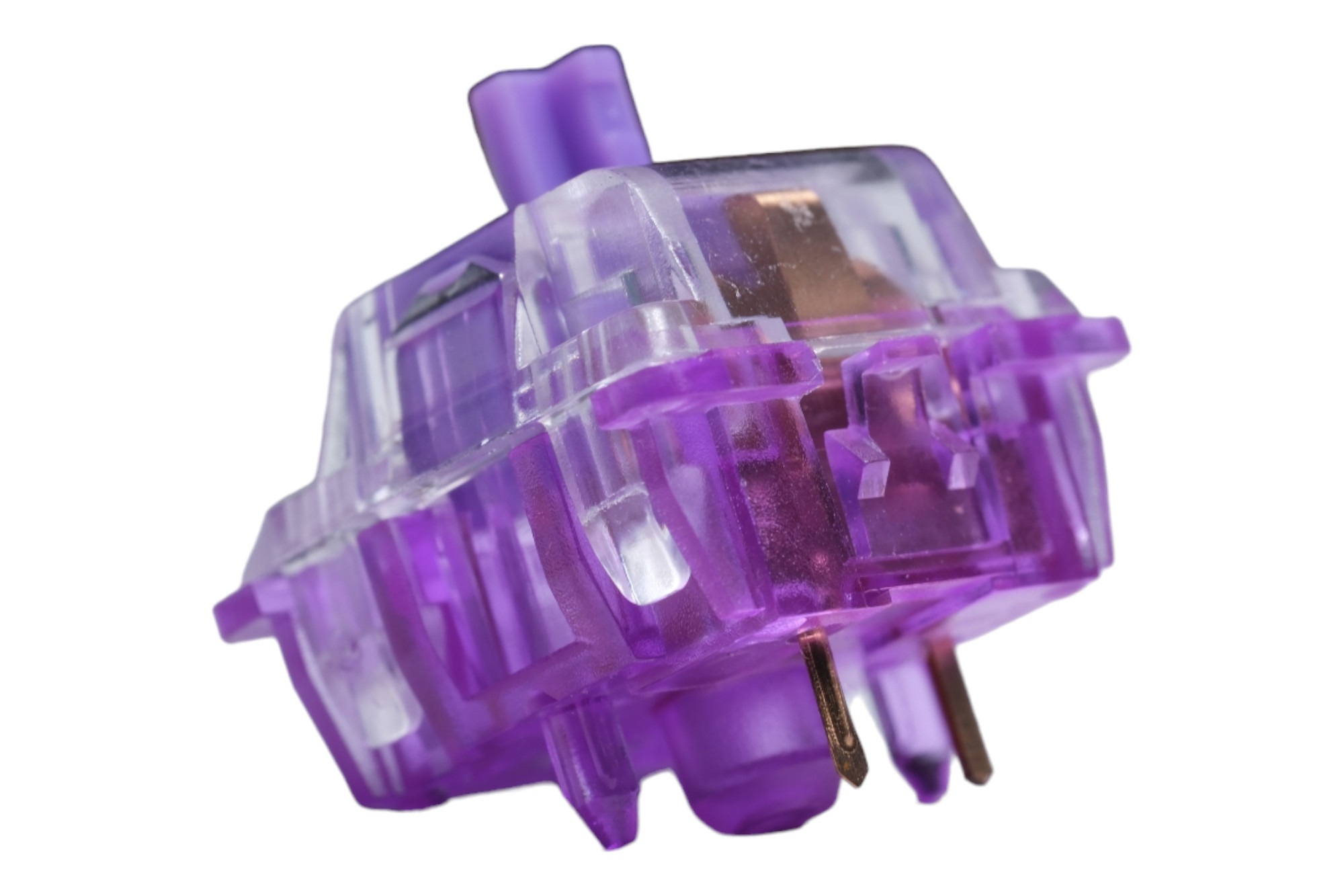 Everglide Crystal Violet Tactile Switch · Milktooth