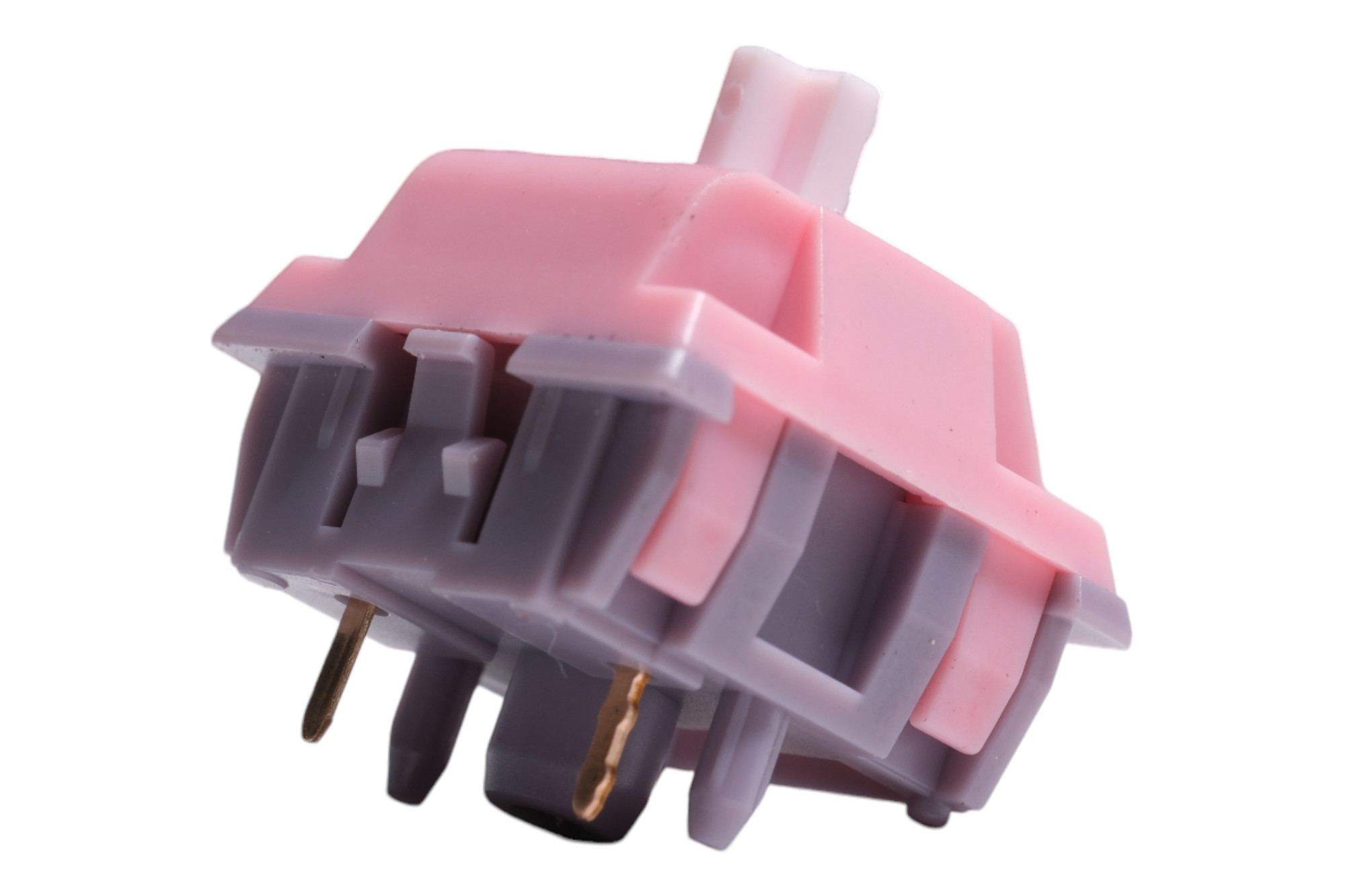 Keygeek Tipsy Red (Blush) Linear Switch · Milktooth