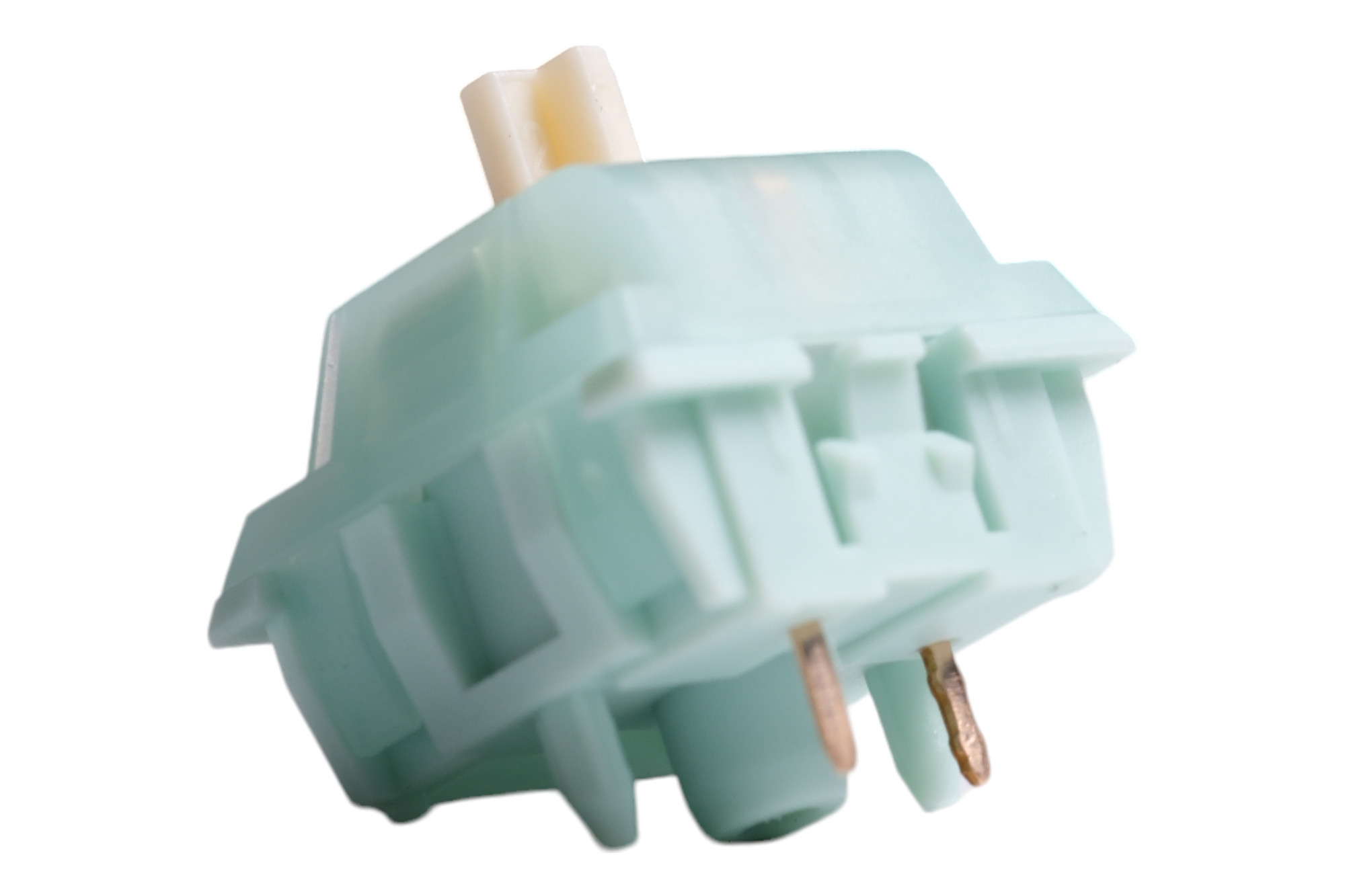 Keygeek Azure Linear Switch · Milktooth