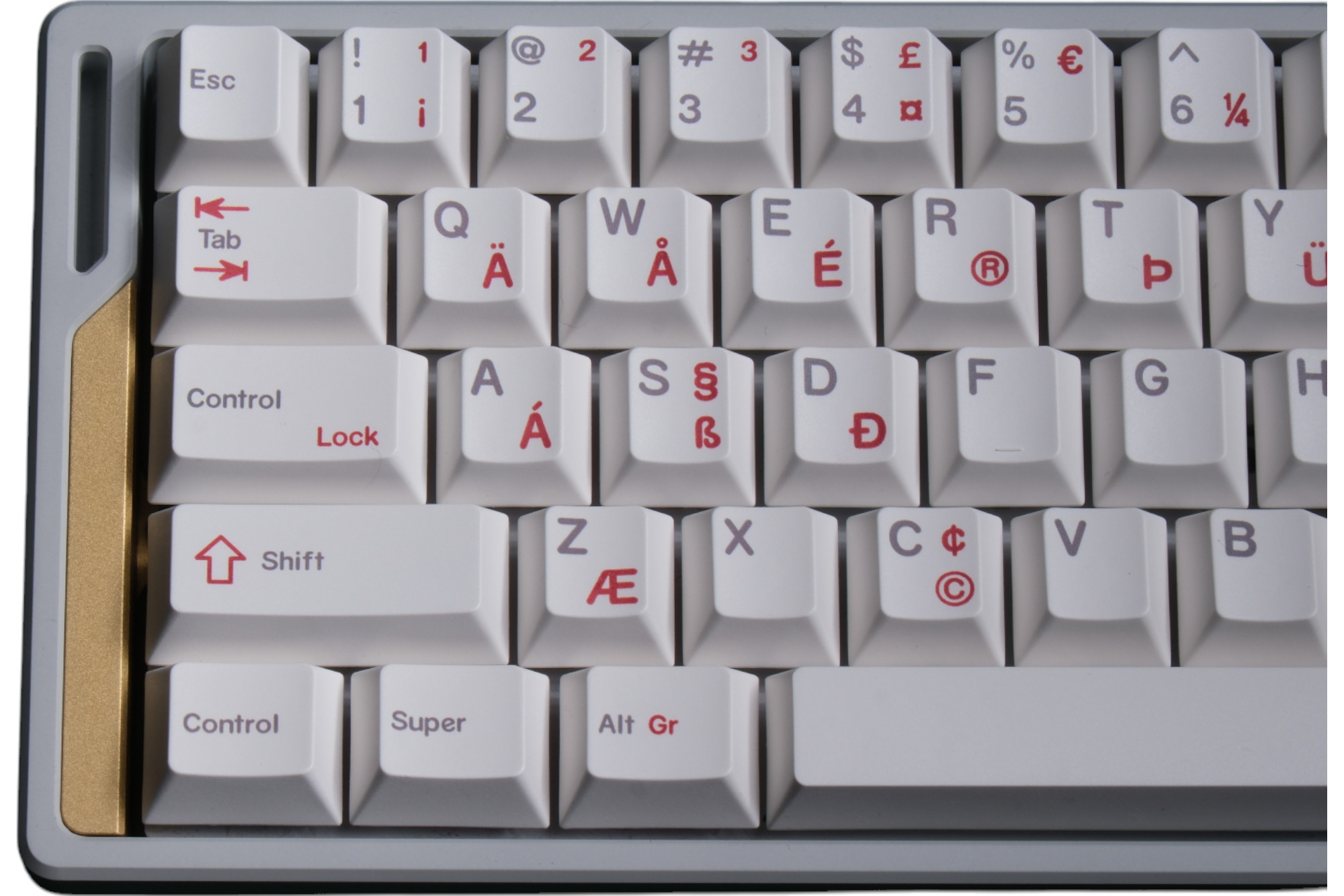 Wuque Studio WS GR Irish Keycap Kit · Milktooth