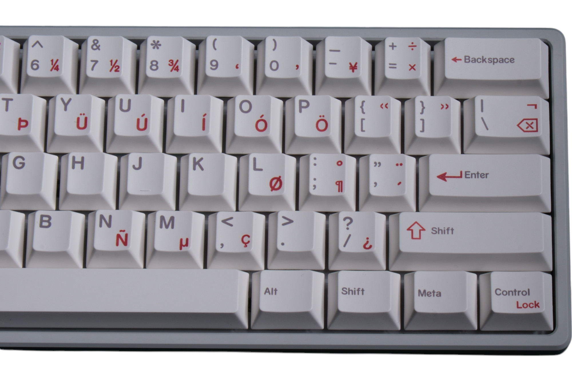 Wuque Studio WS GR Irish Keycap Kit · Milktooth