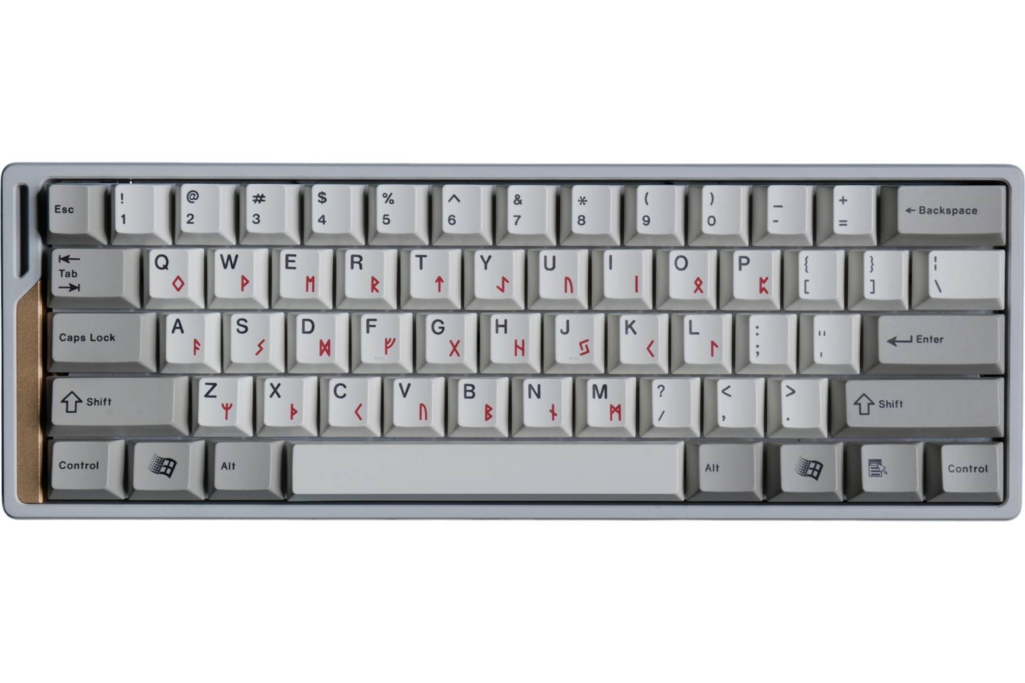 JC Studio Runes Red Keycap Kit · Milktooth