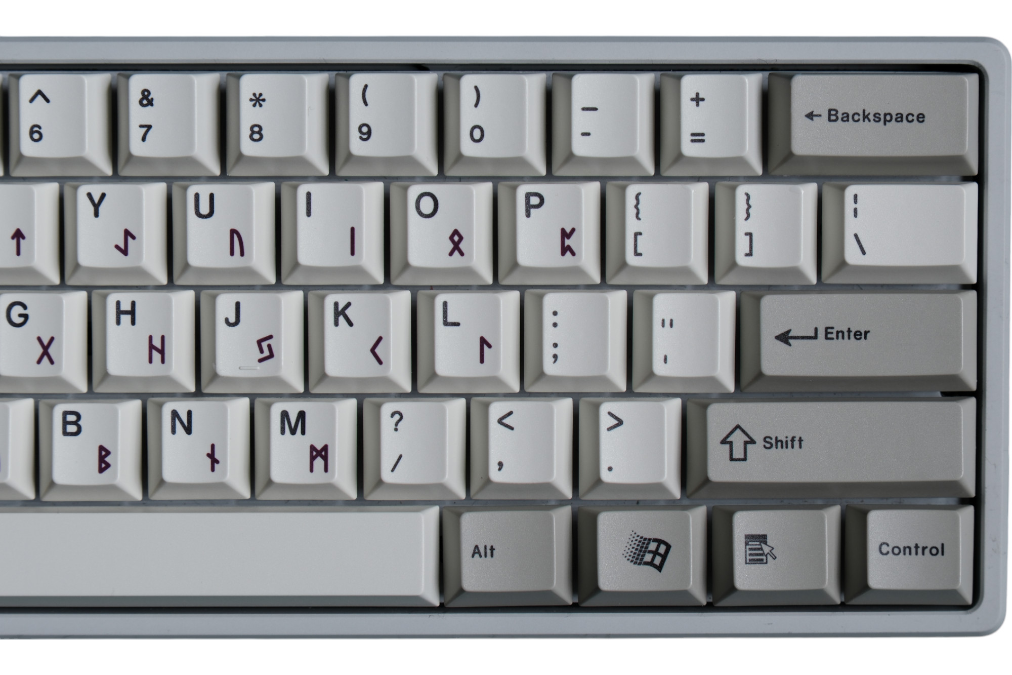 JC Studio Runes Purple Keycap Kit · Milktooth