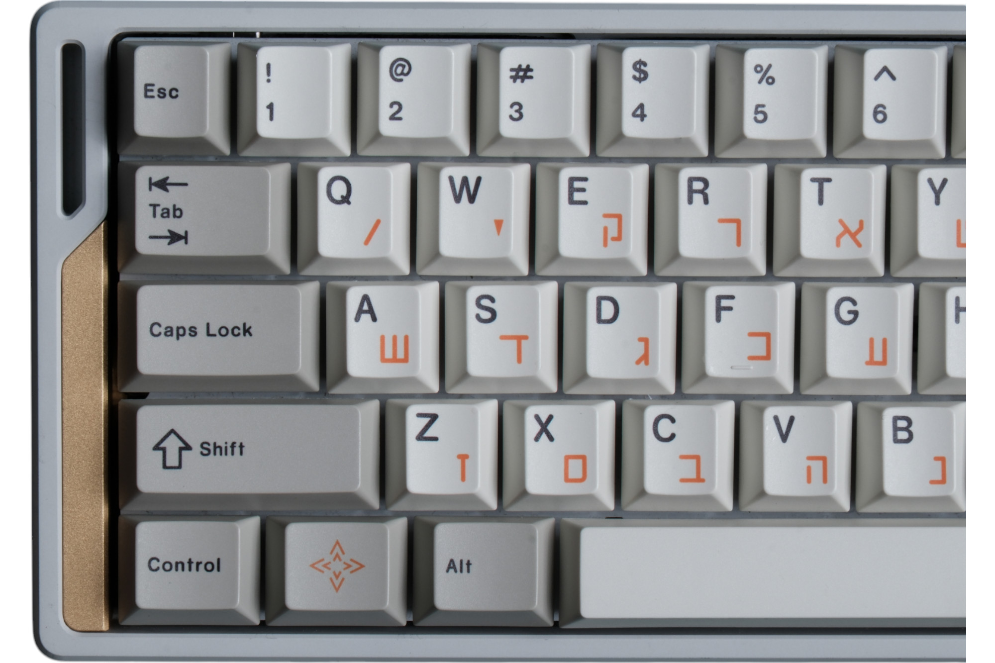 JC Studio Hebrew Orange Keycap Kit · Milktooth