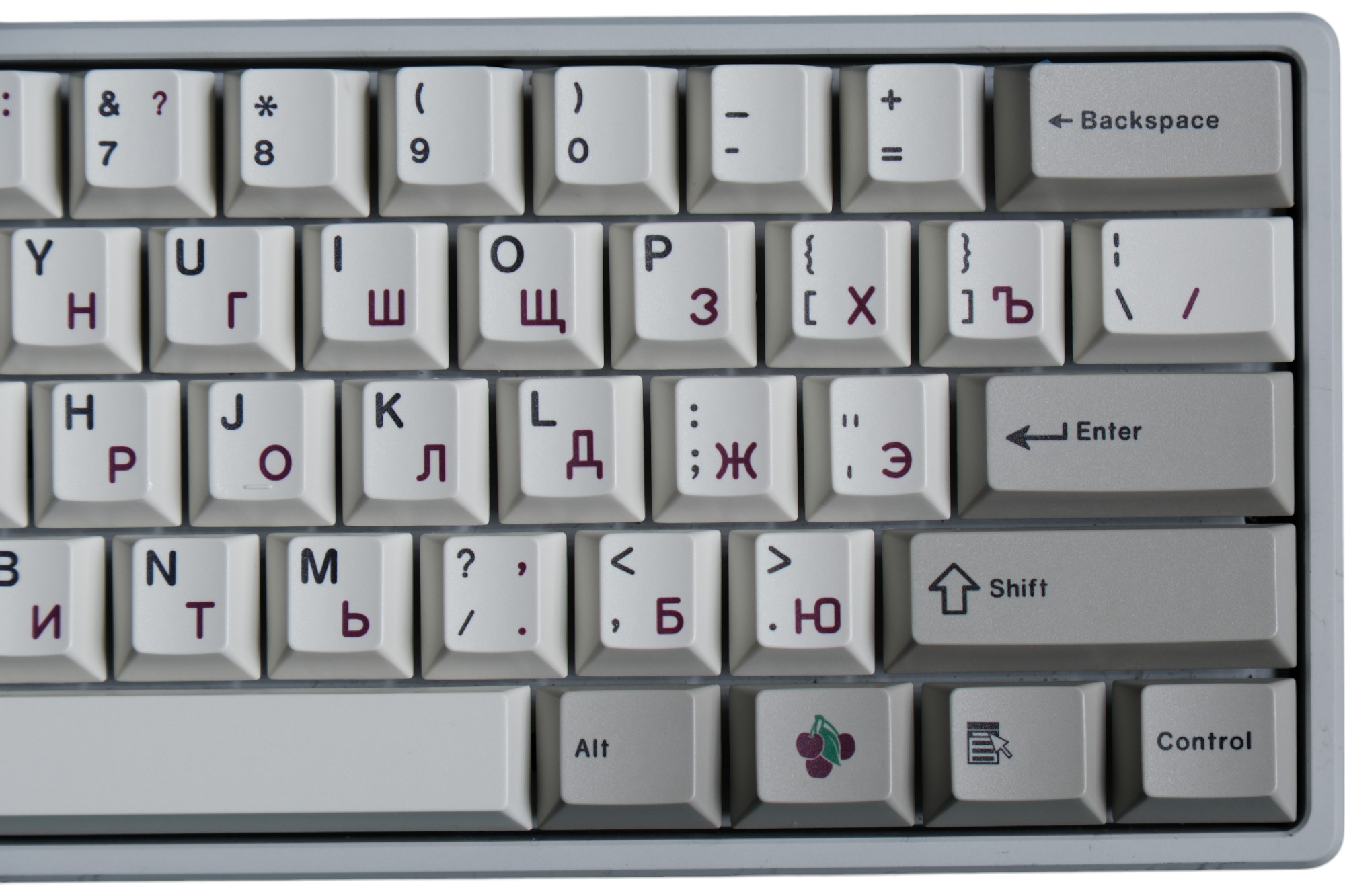 JC Studio Cyrillic Purple Keycap Kit · Milktooth