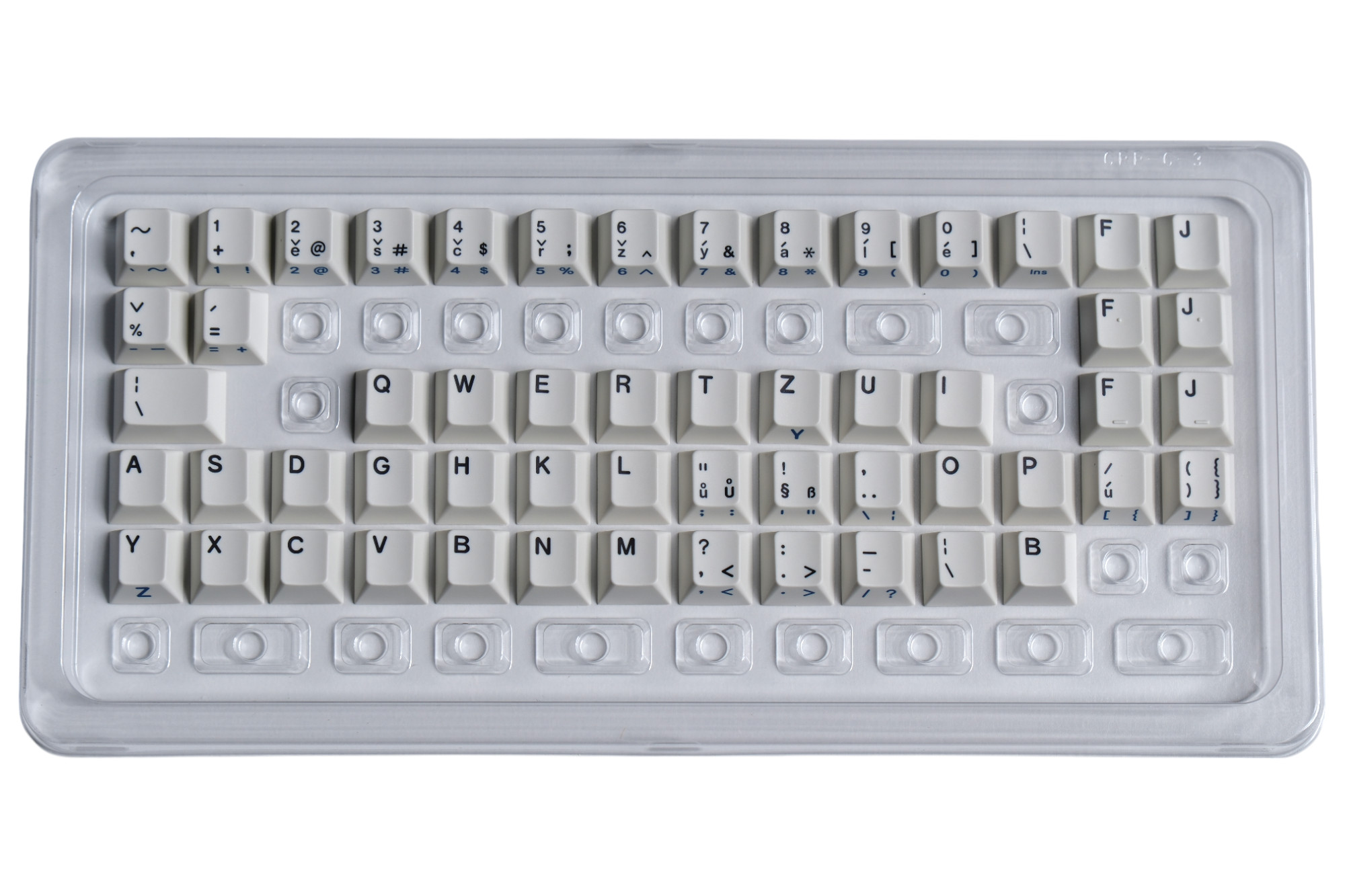 Hammerworks Alphas Peacock (R6) Keycap Kit · Milktooth