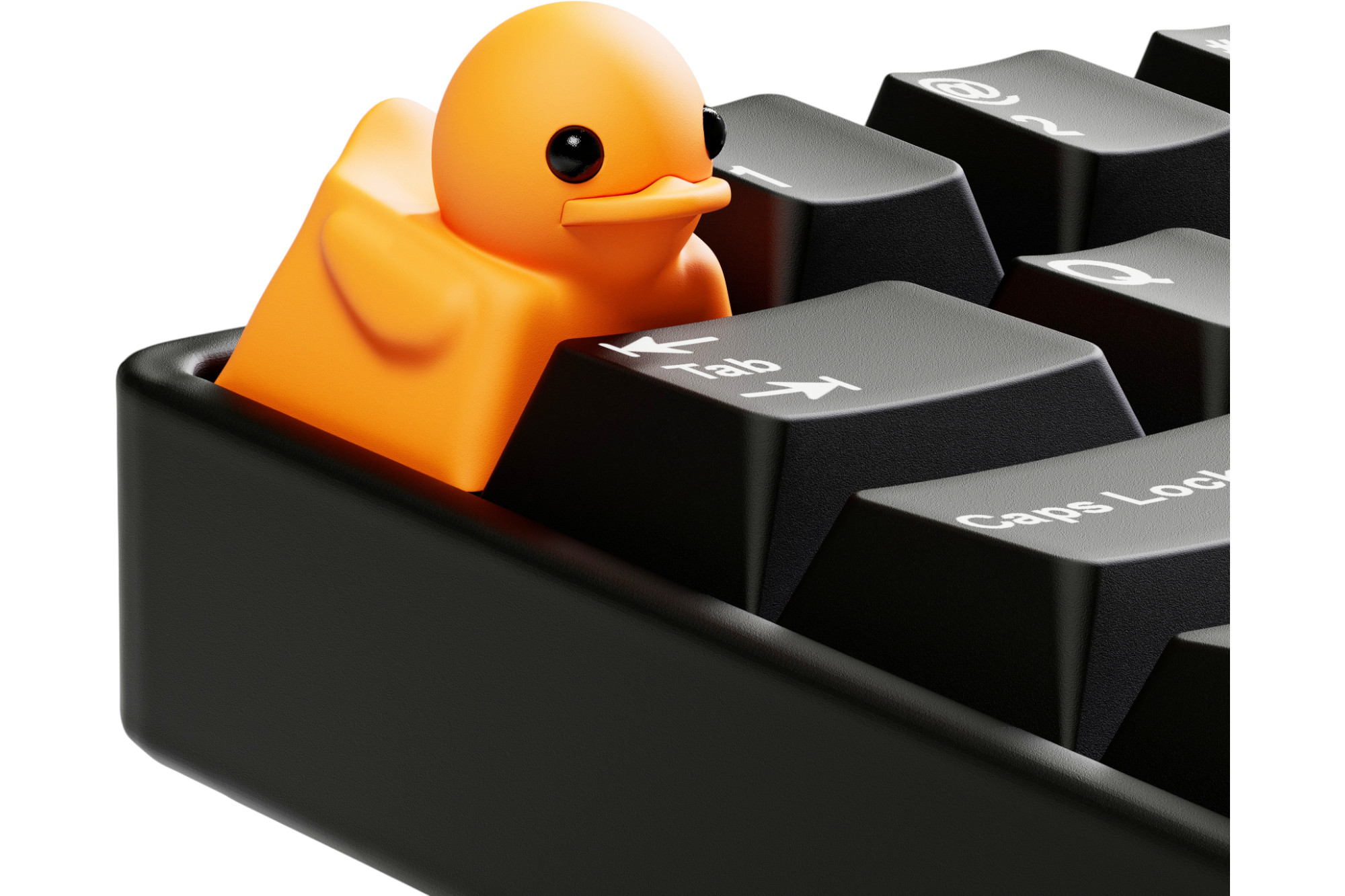 Duckeys Orange Duckey Keycap Keycap Kit · Milktooth