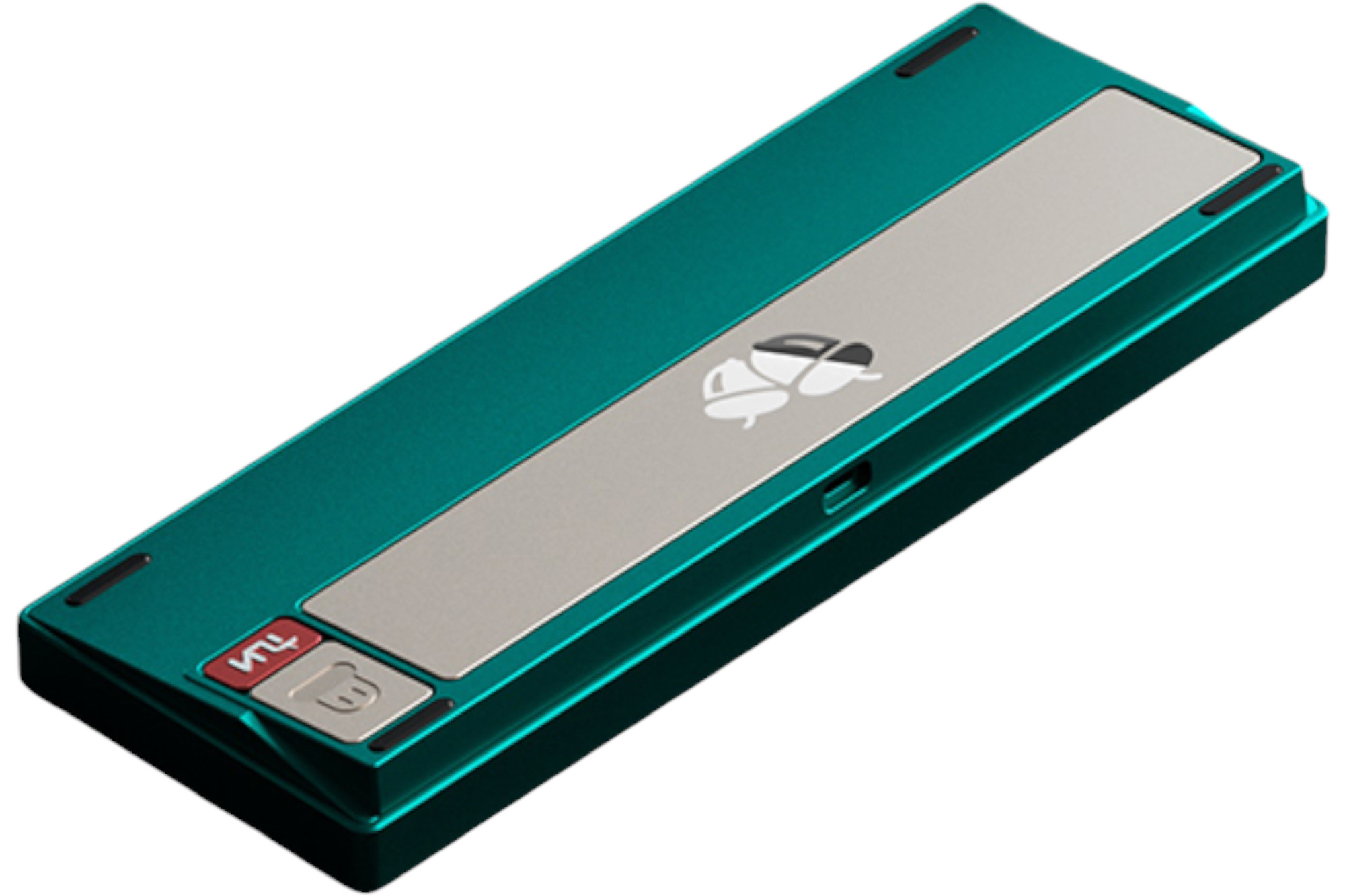 Weikav Nut65 Wireless 65% Barebones - Teal Keyboard · Milktooth