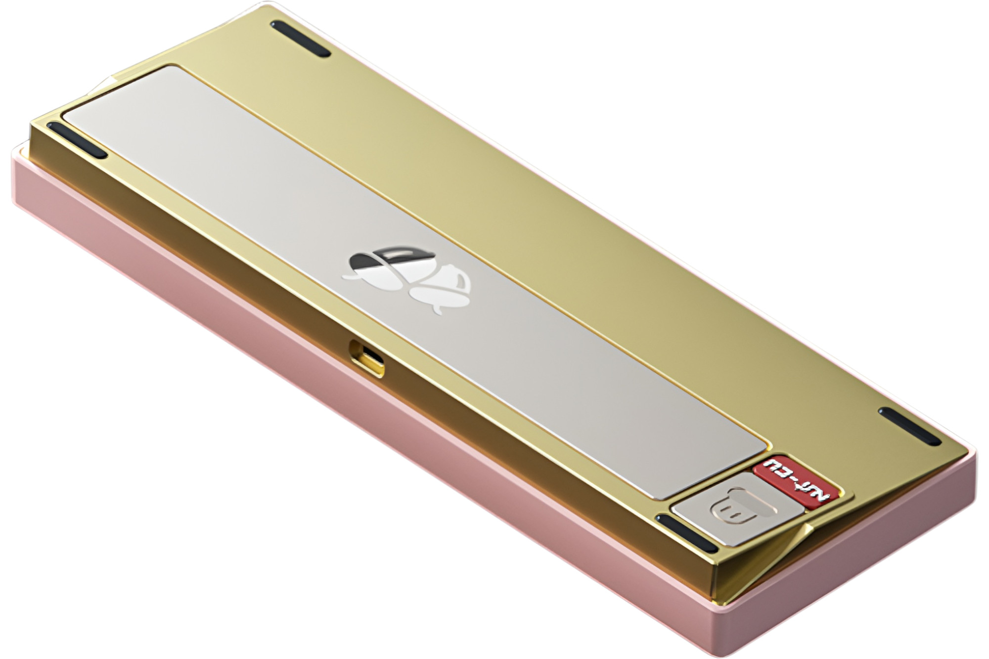 Weikav Nut65 Cu Wireless 65% Barebones - Pink Keyboard · Milktooth