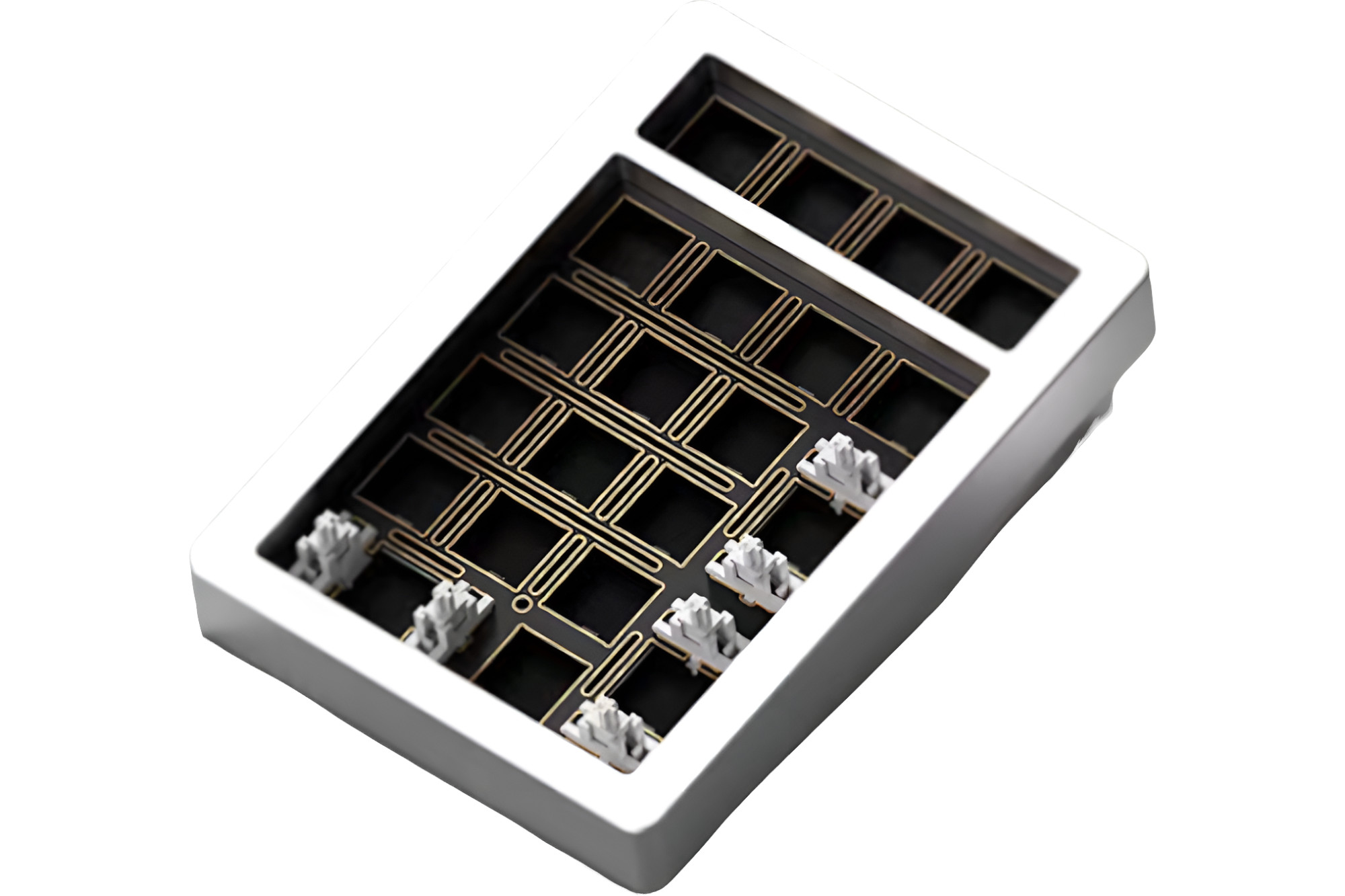Weikav Stars21 Wireless Numpad Kit - Silver Keyboard · Milktooth