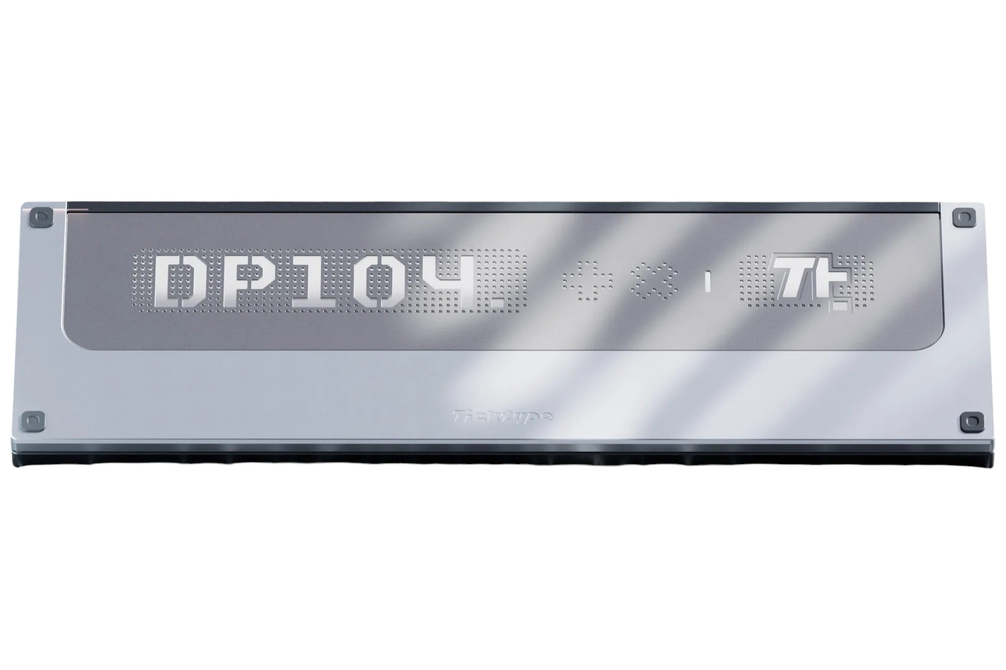 Ticktype DP104 Full-Size Keyboard - Mecha Grey Keyboard · Milktooth