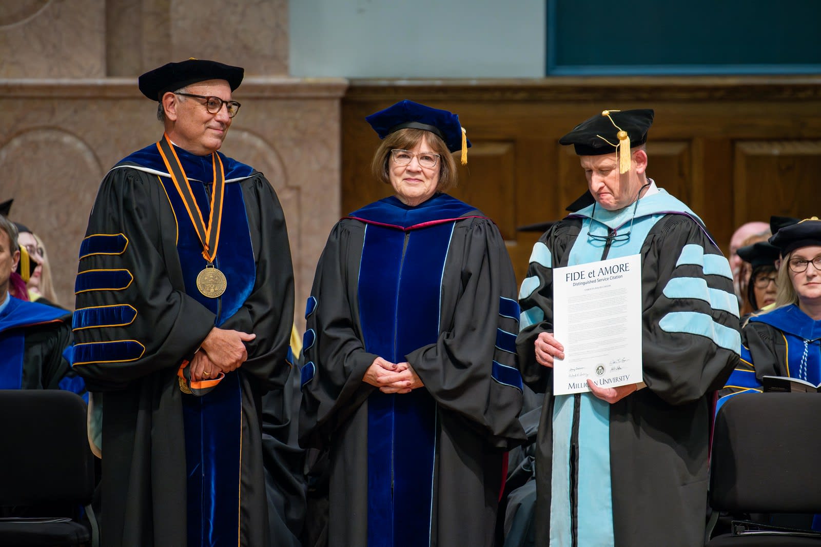 Carolyn Carter receives Fide et Amore award - Milligan University