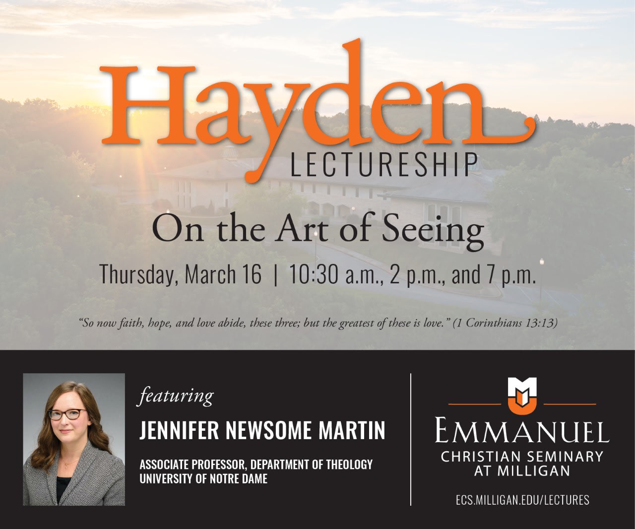 Emmanuel welcomes theologian Dr. Jennifer Newsome Martin for Hayden ...
