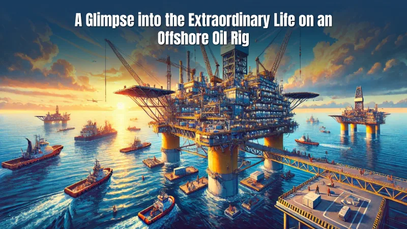 A Glimpse into the Extraordinary Life on Offshore Oil Rig