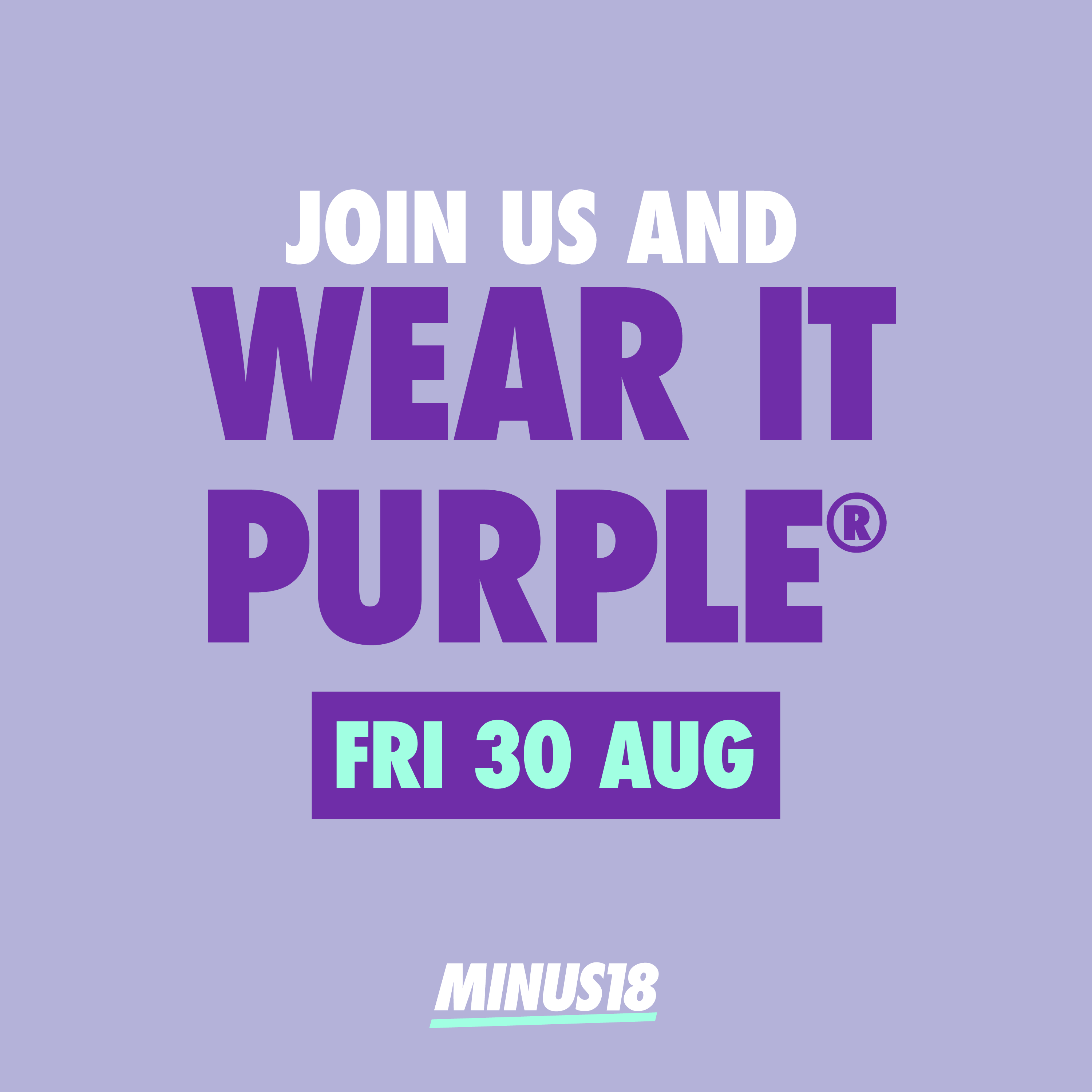 Wear It Purple® Day Digital Resources | Minus18