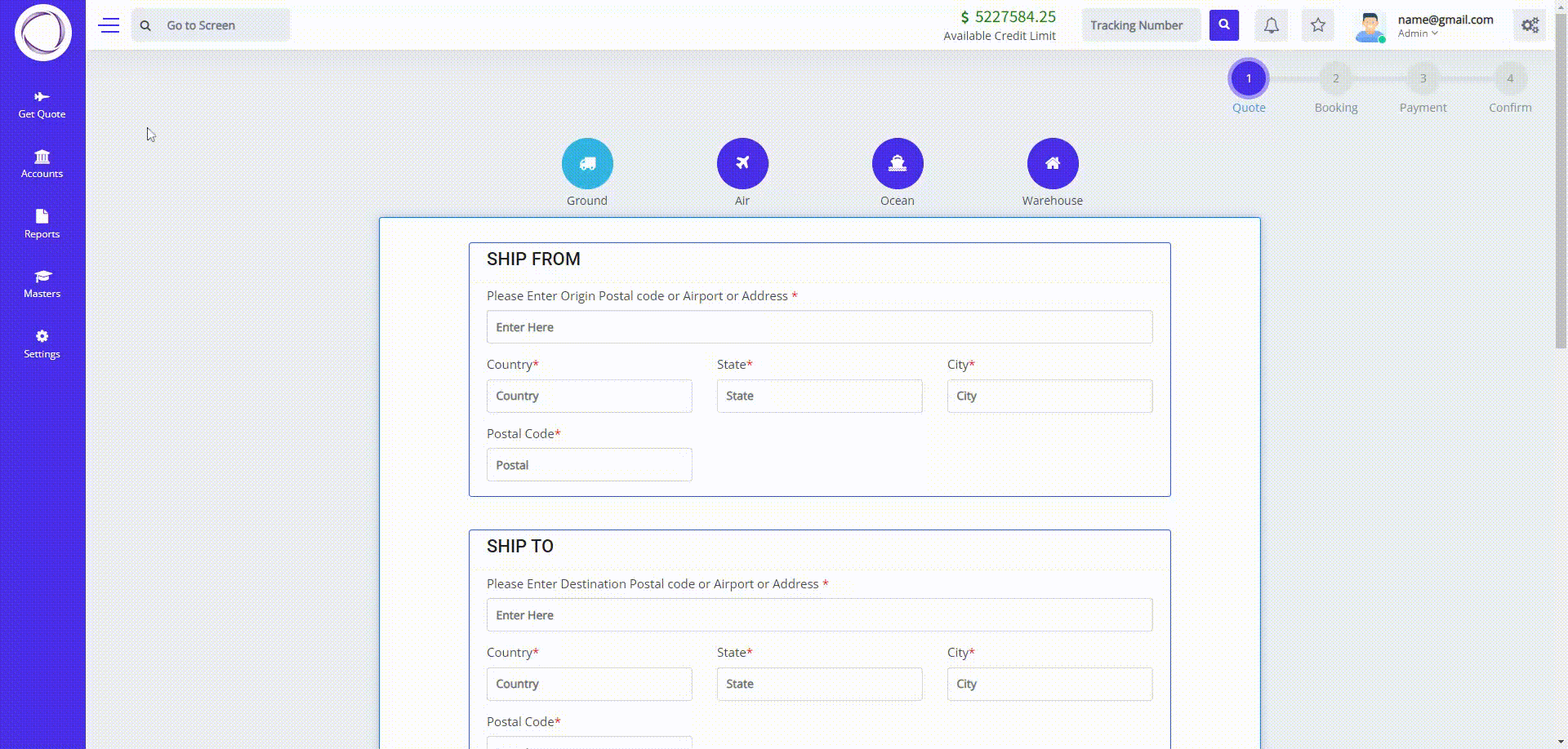 Core WebApp - Instant Quote