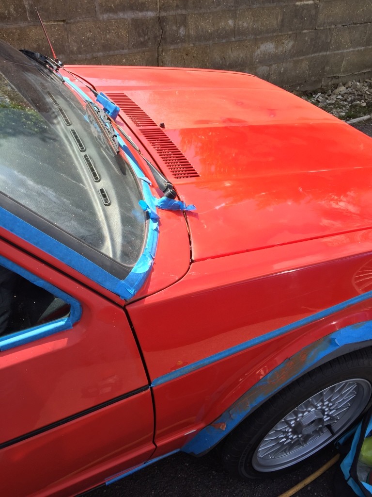 View topic: Paint correction Mars red – The Mk1 Golf Owners Club