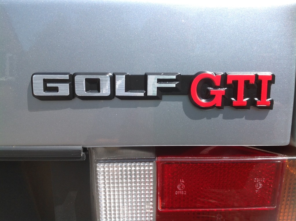 View topic: MK1 Golf GTi Cabriolet badge decals – The Mk1 Golf Owners Club