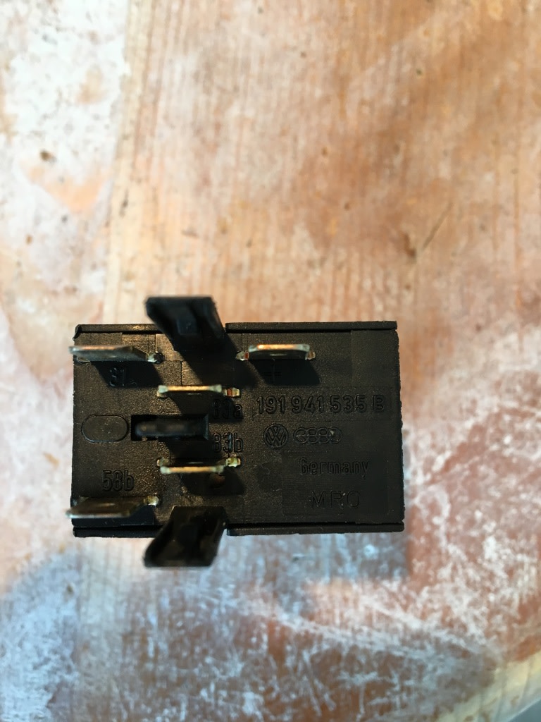 View topic: Fog light switch used for reversing lights. – The Mk1 Golf ...